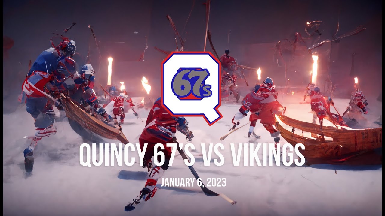 Quincy 67s vs Vikings 1 6 23 - YouTube