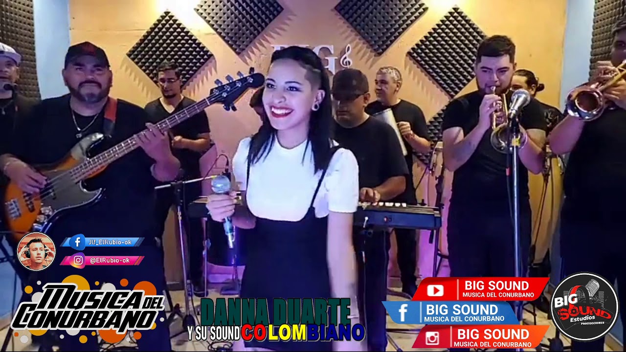 Danna Duarte y su sound colombiano en vivo - Big sound - YouTube