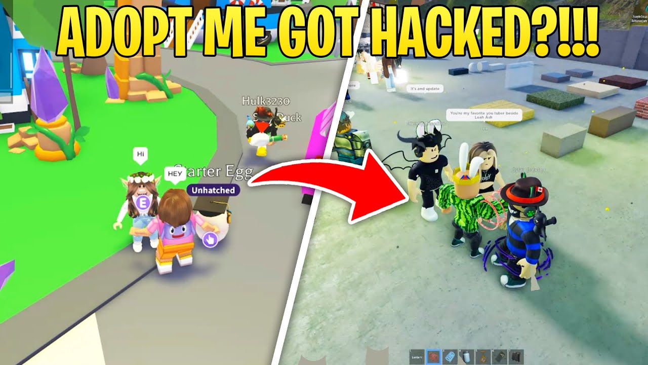 they hacked adopt me....... - YouTube