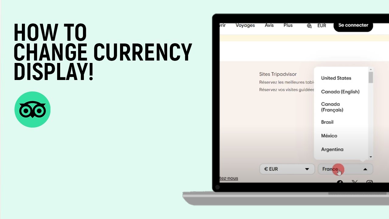 How to Change Currency Display on TripAdvisor [easy] - YouTube