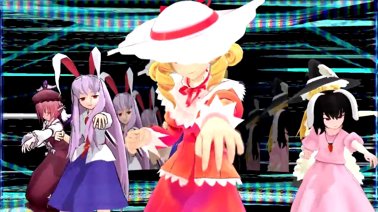 BreakDance Bad Apple!! (MMD)(Ver 1) - YouTube