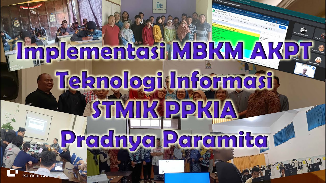 Implementasi MBKM AKPT_Teknologi Informasi_STMIK PPKIA Pradnya Paramita Part 1 - YouTube
