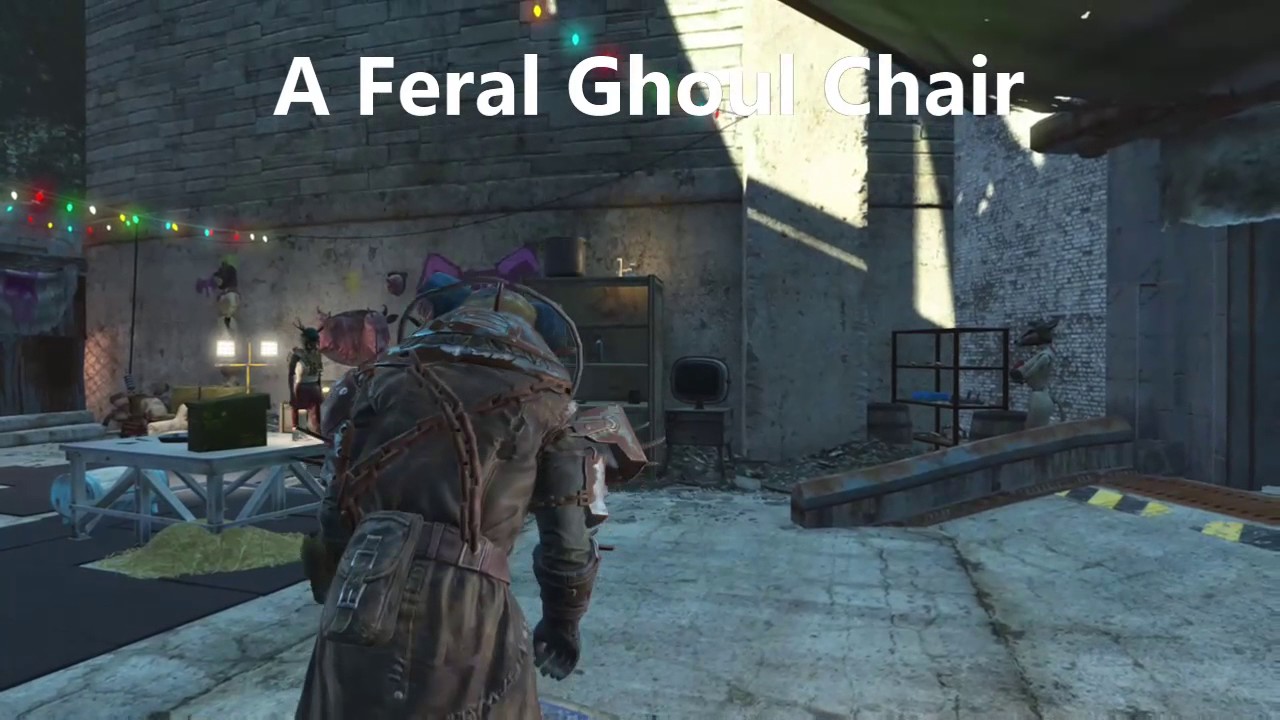 A Feral Ghoul As A Chair - YouTube