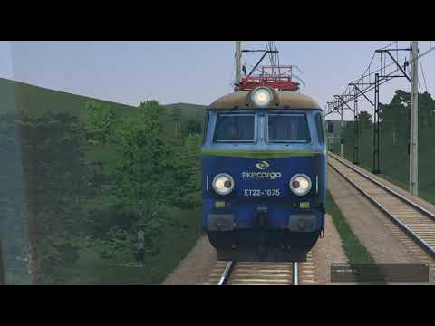 Symulator Maszyna eu07 Radio Stop. Na jednym torze - YouTube