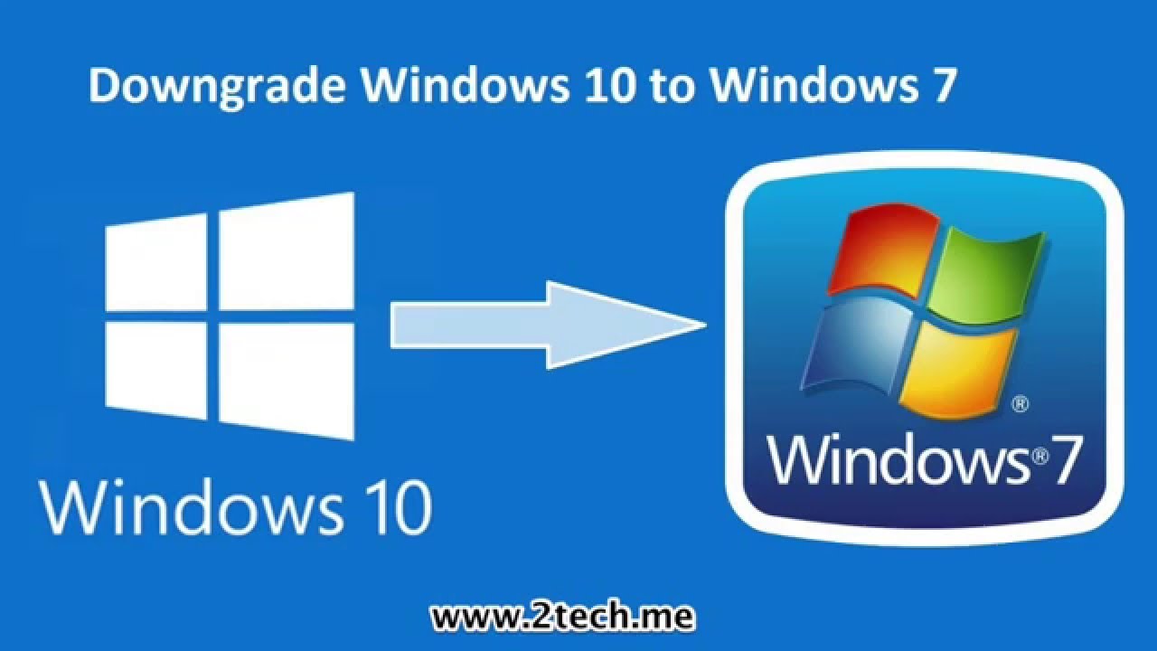 How to Downgrade Windows 10 to Previous Windows - YouTube