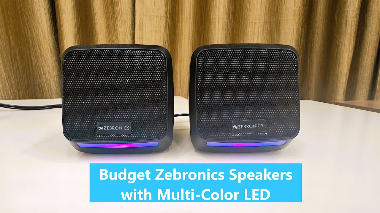 Budget Zebronics 2.0 Speaker for PC & Laptop (Zeb igloo 1 Unboxing ...