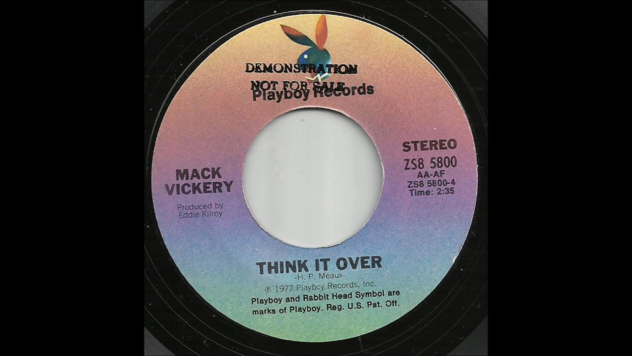 Mack Vickery - Think It Over - YouTube