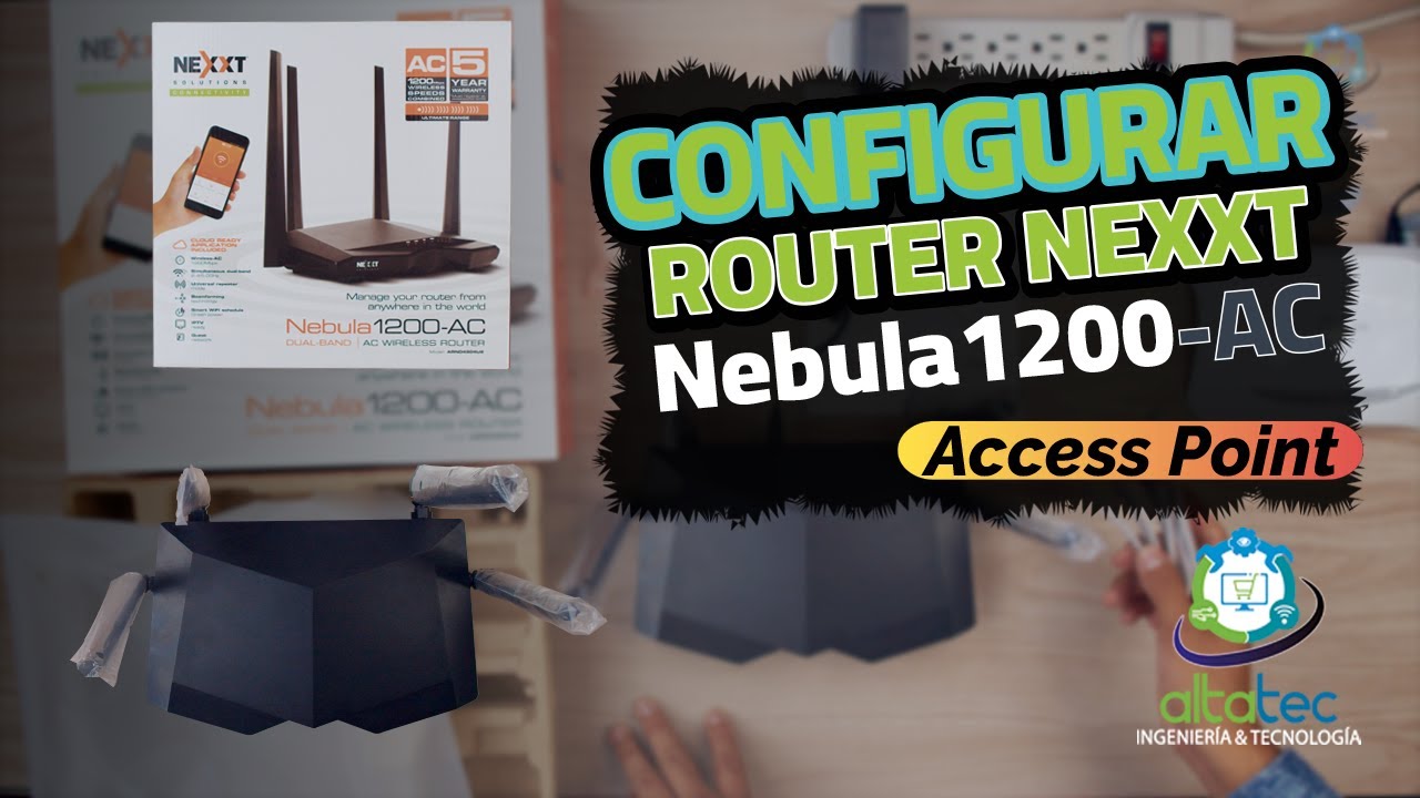 Como CONFIGURAR el Router Nexxt NEBULA 1200AC en Modo ACCESS POINT ...