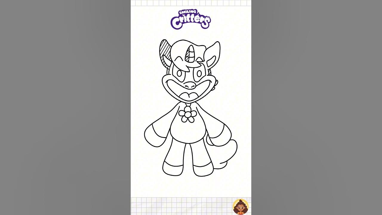 How to Draw CraftyCorn | from Poppy Playtime | Smiling Critters - YouTube