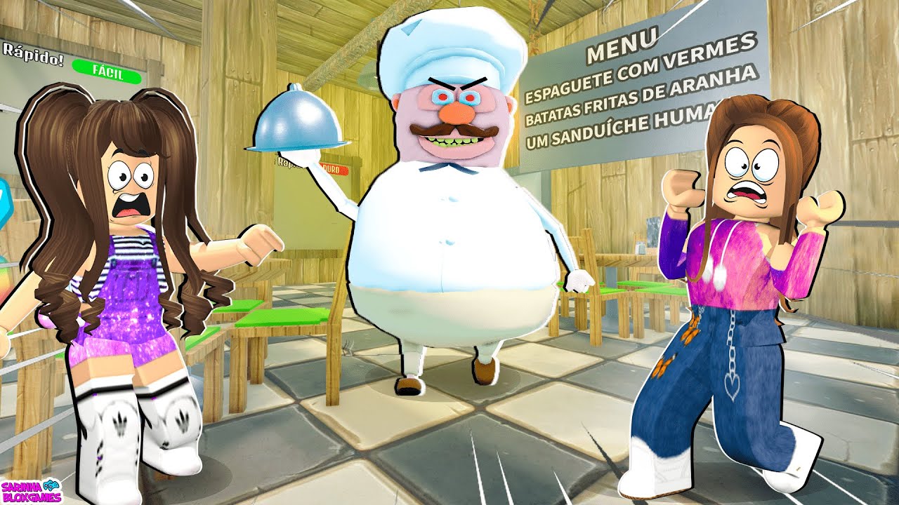 ESCAPAMOS DO RESTAURANTE ESTRANHO DO BENNY! Benny's Restaurant Escape ROBLOX - YouTube