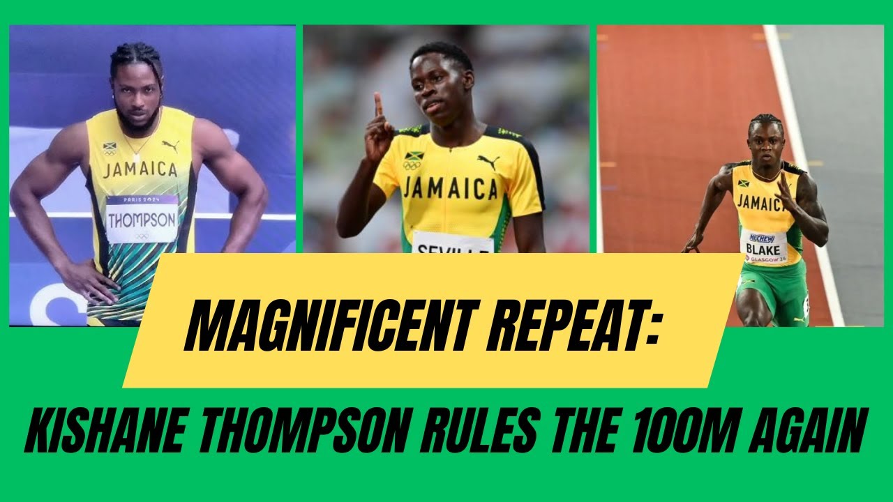 Crowned Again: Kishane Thompson’s Magnificent 100m Repeat - YouTube