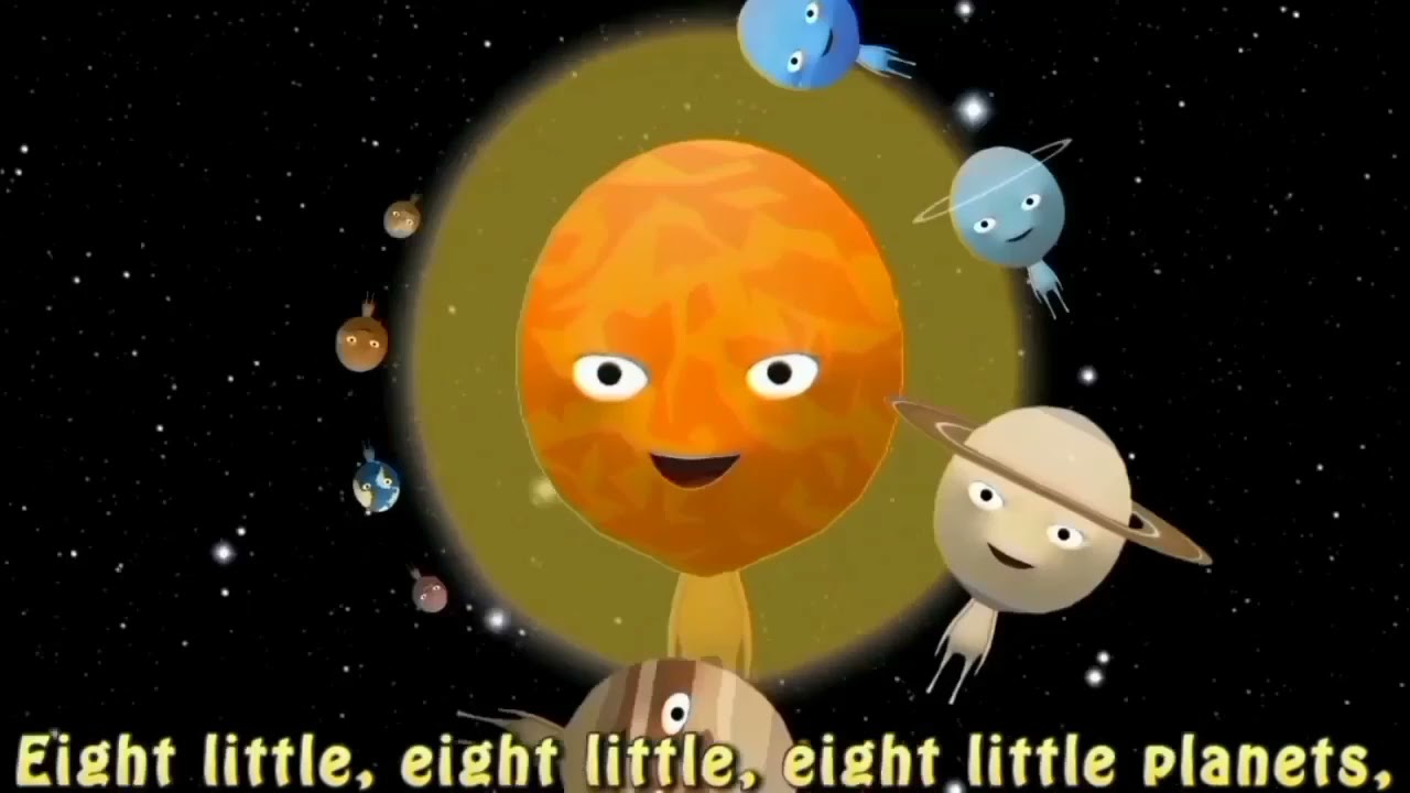Eight Little Planets in Space Song Reverse 8x speed - YouTube