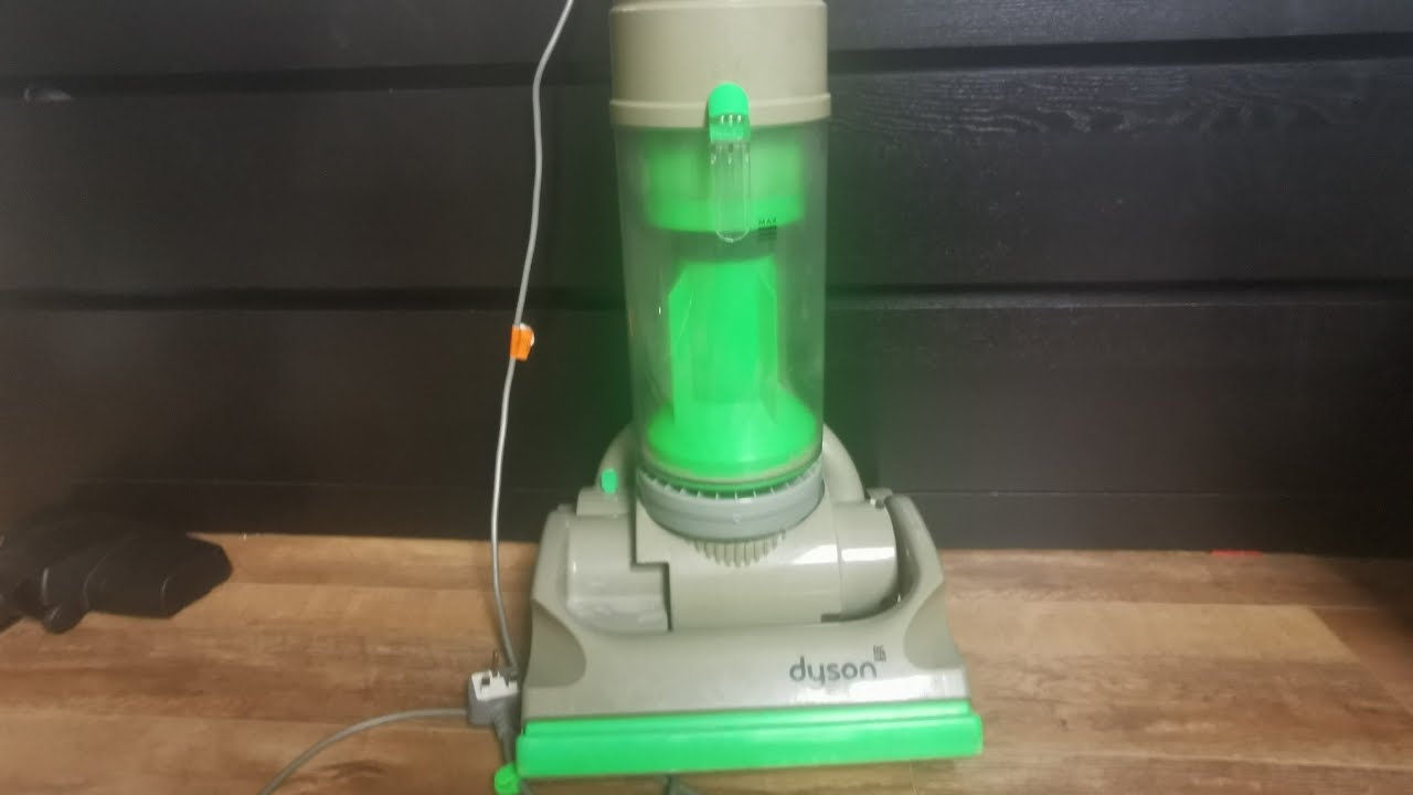 Dyson dc04 lime and grey - YouTube