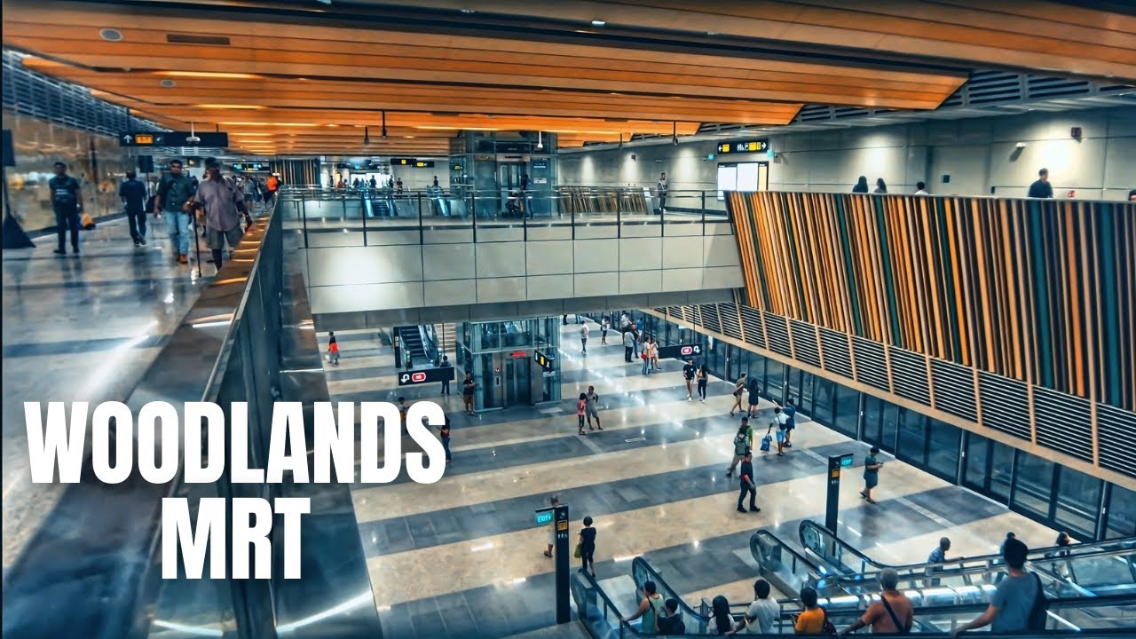 Woodlands MRT Thomson Line (Open House 2020) Singapore Walking Tour ...