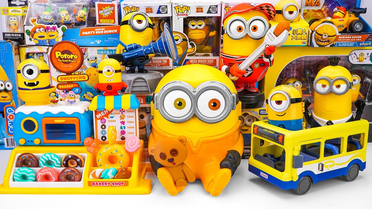 101 Minutes Despicable Me Toy Unboxing ASMR 💛 Minions Bakery Shop ...