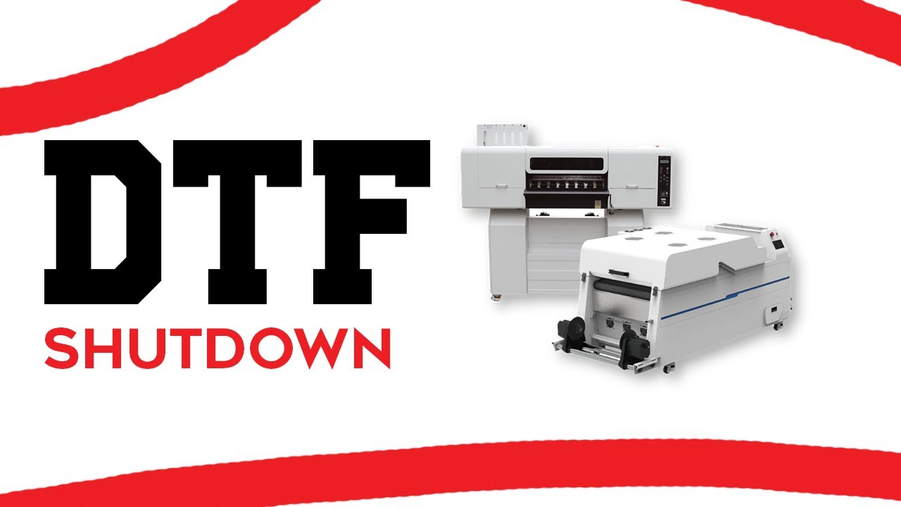 DTF Commercial Printer Daily Shutdown Ritual - YouTube
