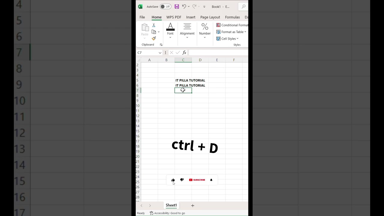 How To Copy The Cell Above In Excel EXCEL SHORTCUTS EXCEL FULL How To Copy The Cell Above In Excel EXCEL SHORTCUTS EXCEL FULL