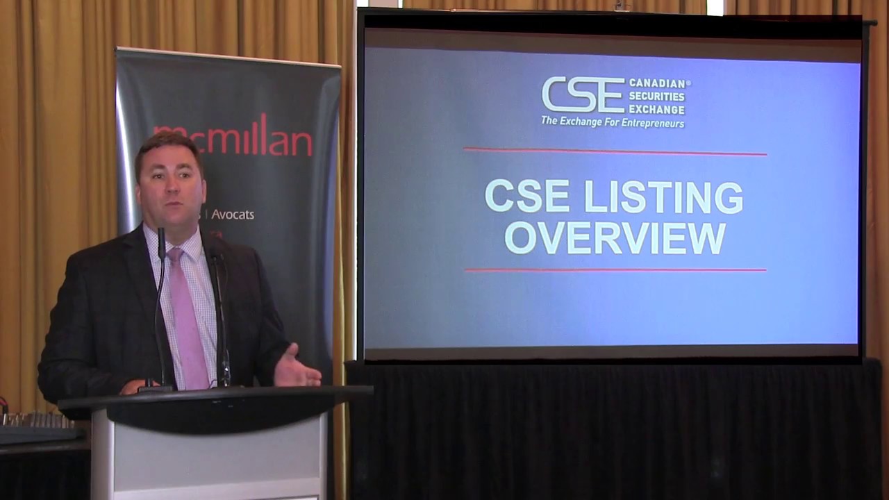 Mark Faulkner Presents: What are the Listing Requirements on the CSE ...