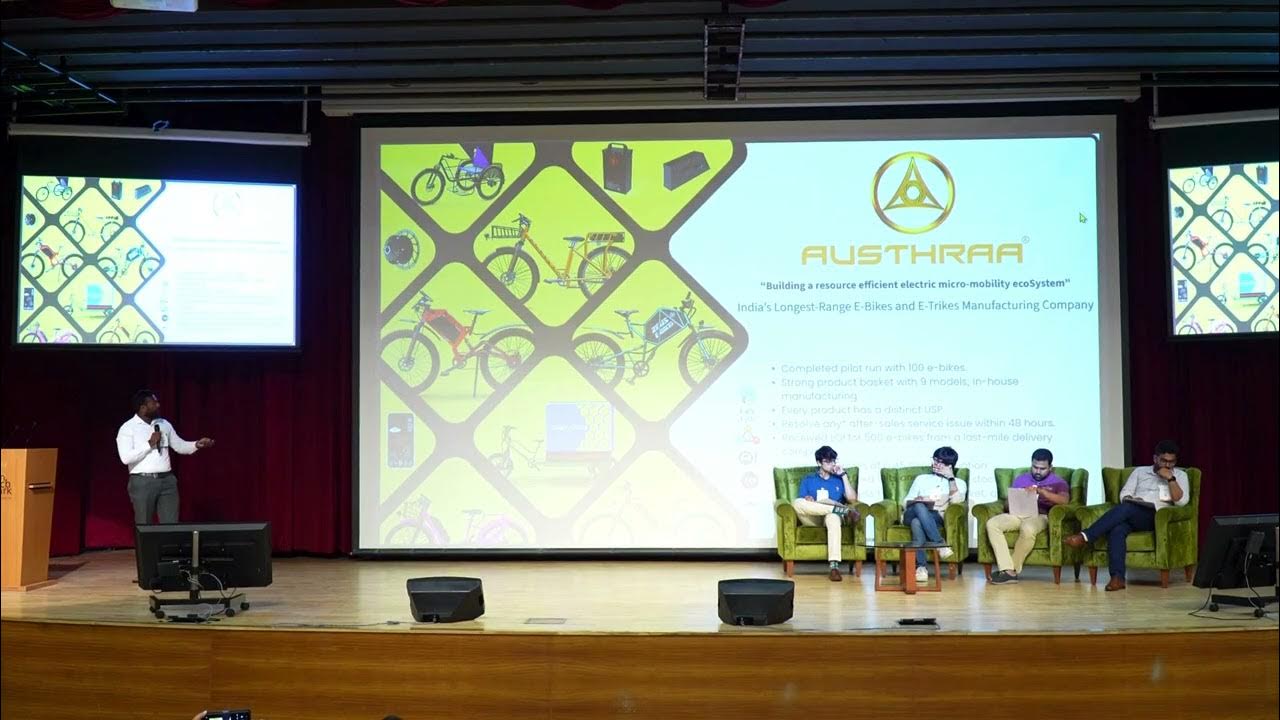 Electric Bikes Startup - for Last-mile Delivery | Austhraa Motors | CLIMAFIX Summit 2024 - YouTube