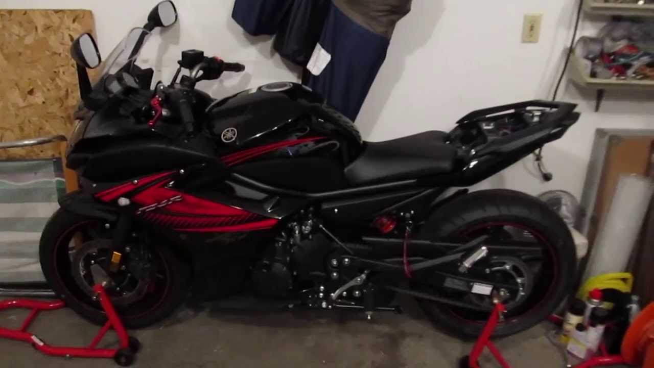 My 2012 Yamaha FZ6R Mods - YouTube