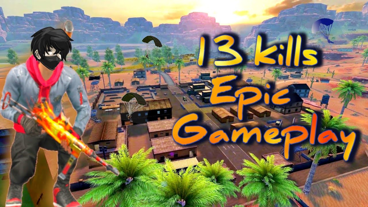 13 Epic Kill Montage || Best shots in Free Fire || RioByte Gaming - YouTube