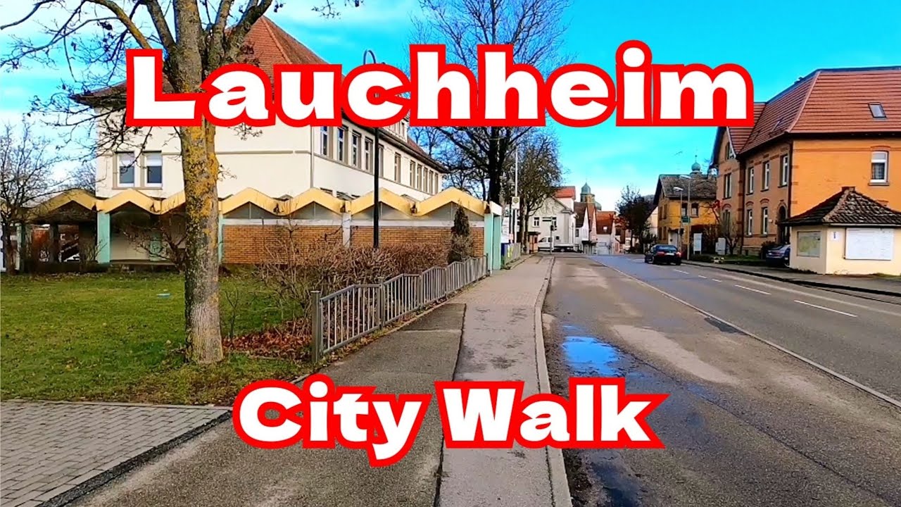 Walkingtour in Germany | Lauchheim City Tour - YouTube