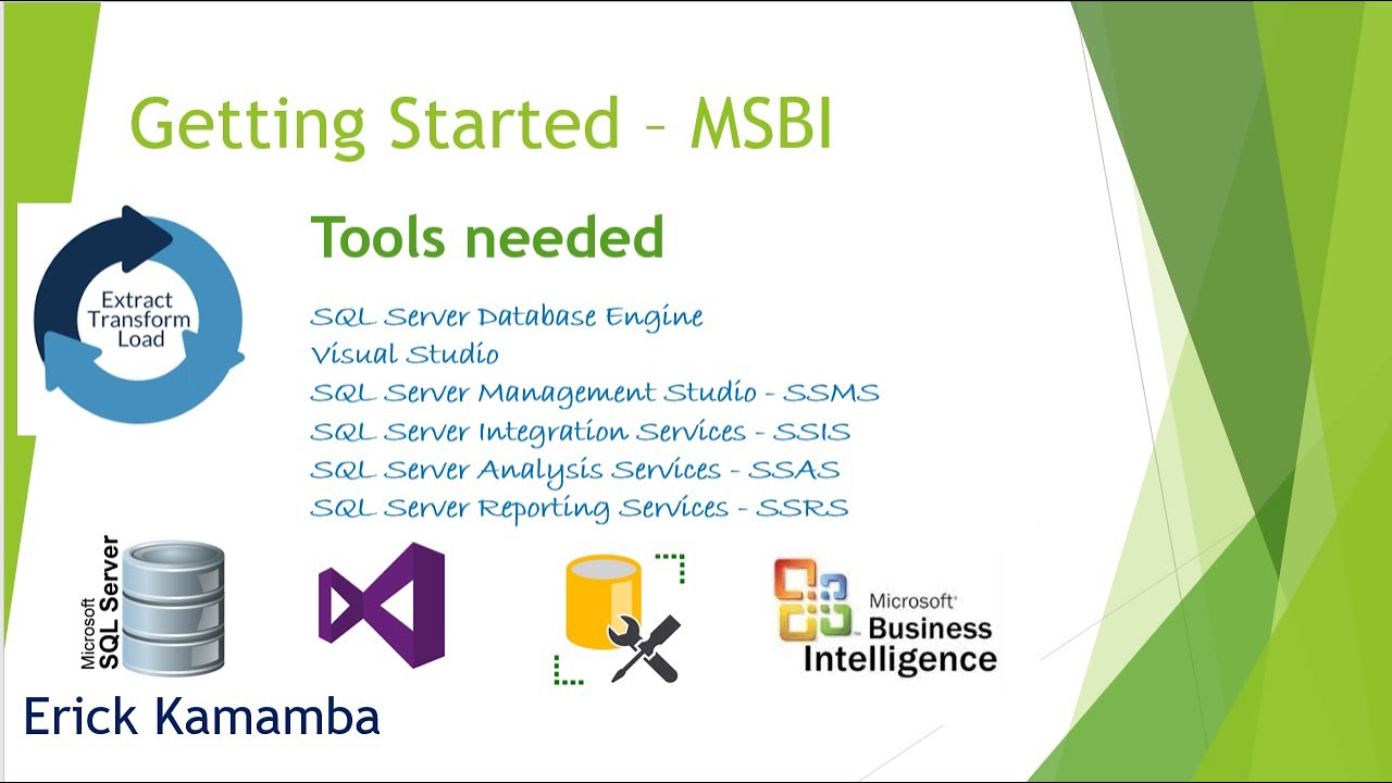 2 - Ms Business Intelligence (MSBI) Tools need to set your computer ...