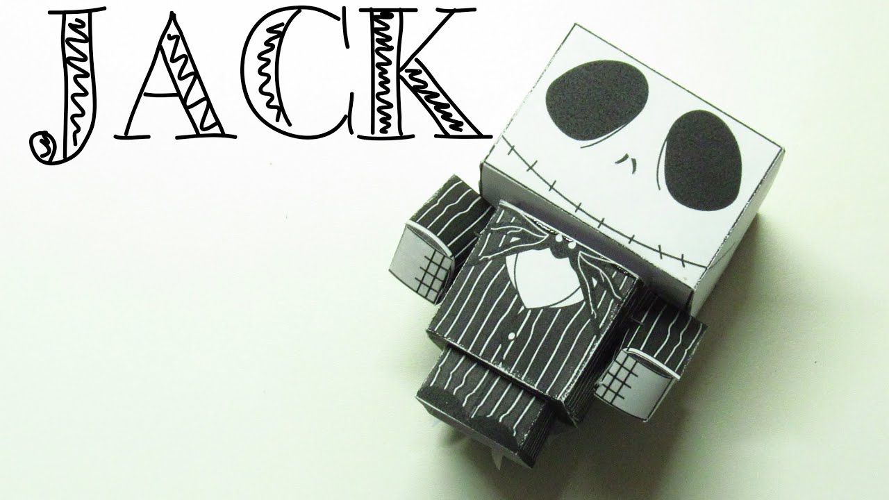 Jack Halloween de papel | Papercraft - YouTube
