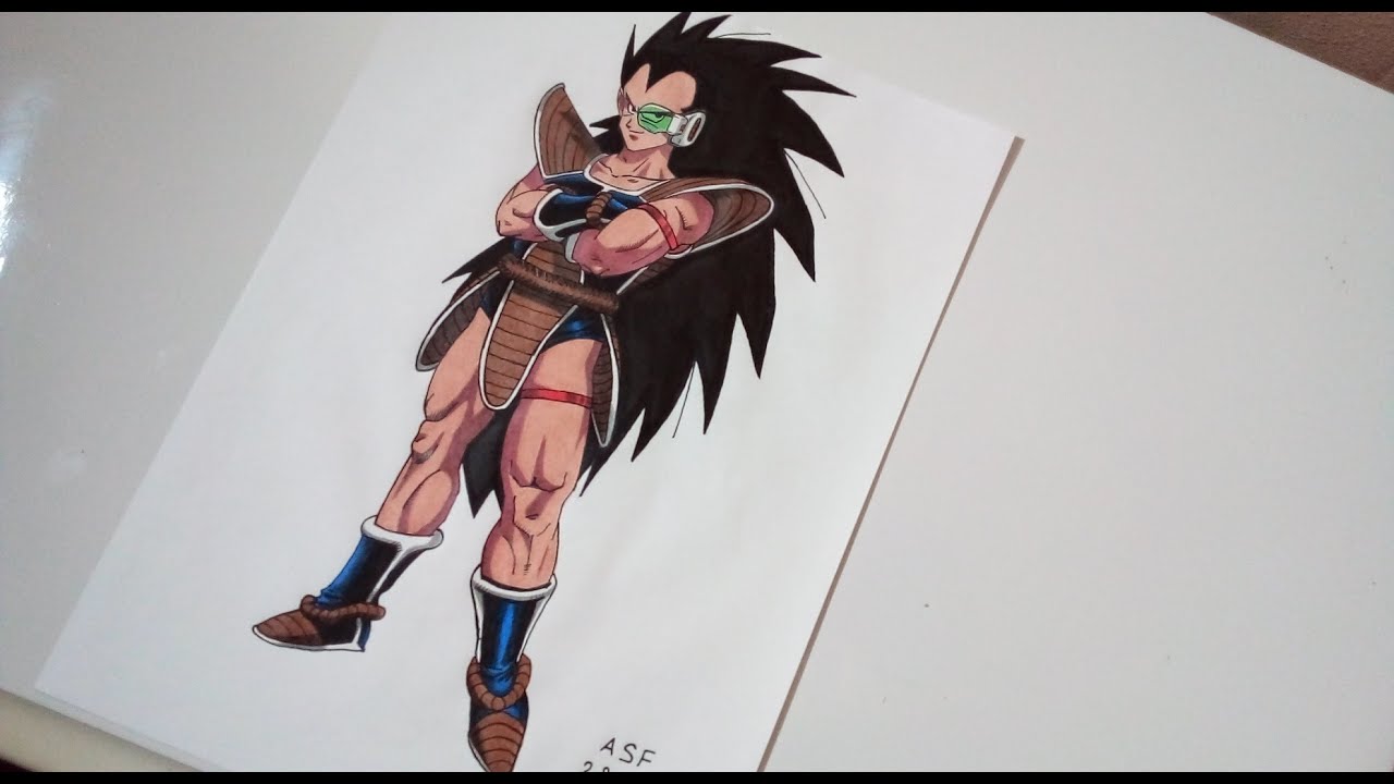 Desenhando RADITZ Dragon Ball Z (Drawing Raditz) #anime #dragonballz ...