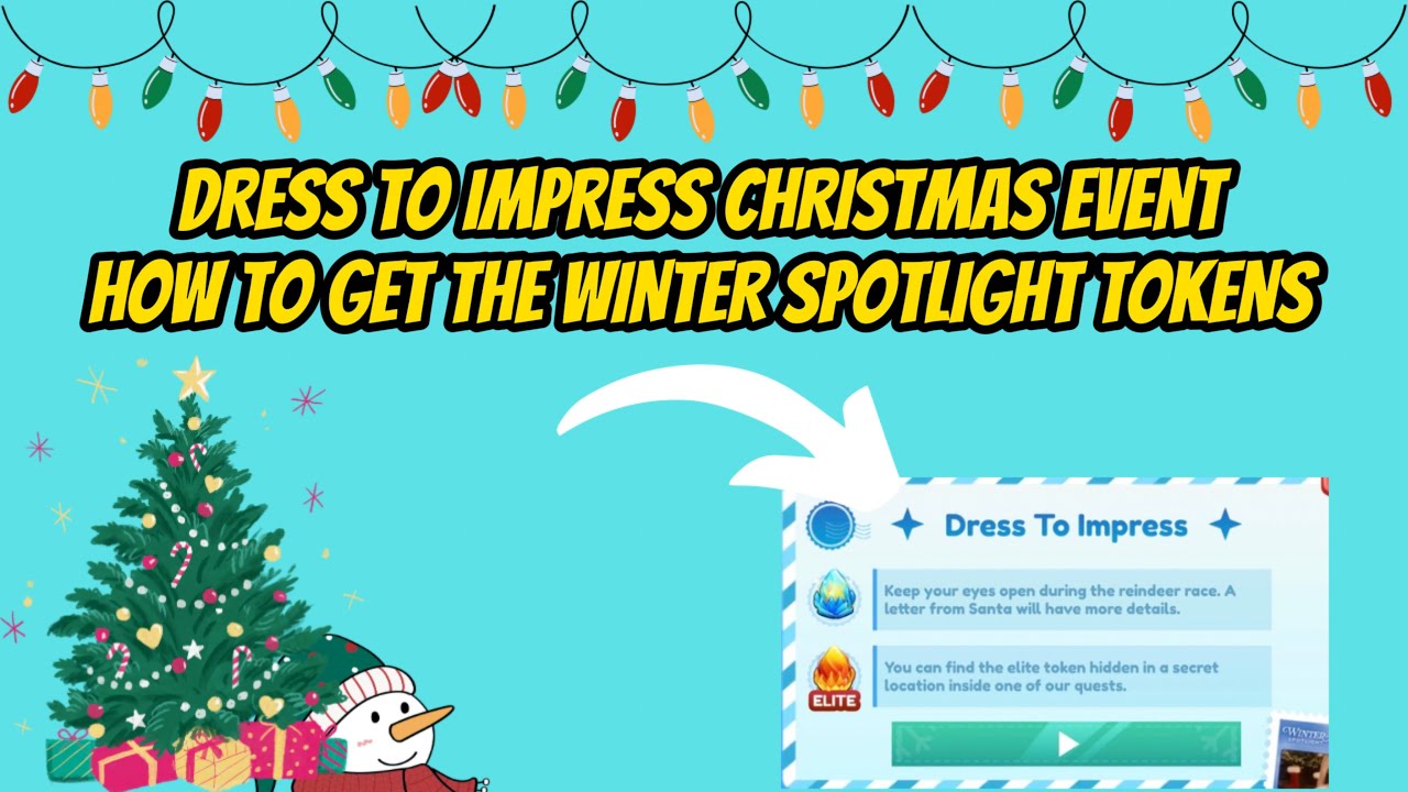 DRESS TO IMPRESS WINTER SPOTLIGHT QUEST on Roblox | How to get the two ...
