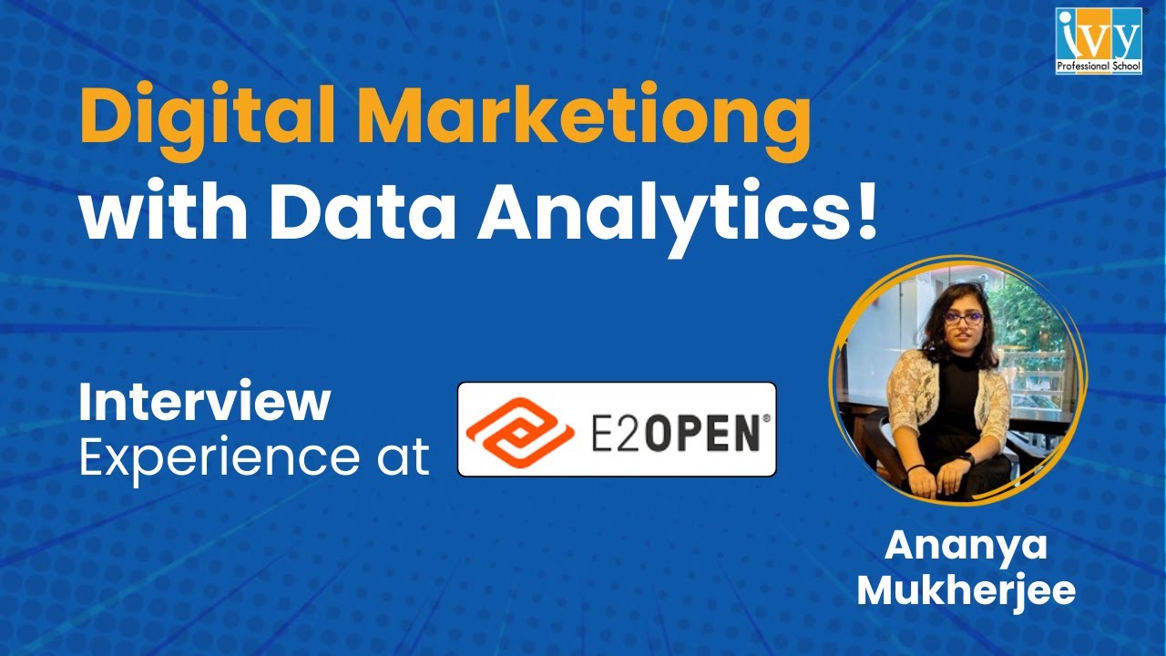 How to enhance your Digital Marketing career with Data Analytics | Student Stories| IvyProSchool ...