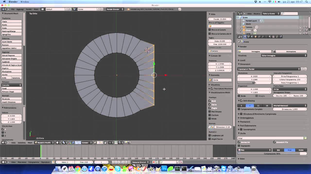 Tutorial Blender 2.63 - How to create circular hole -Come creare buchi ...