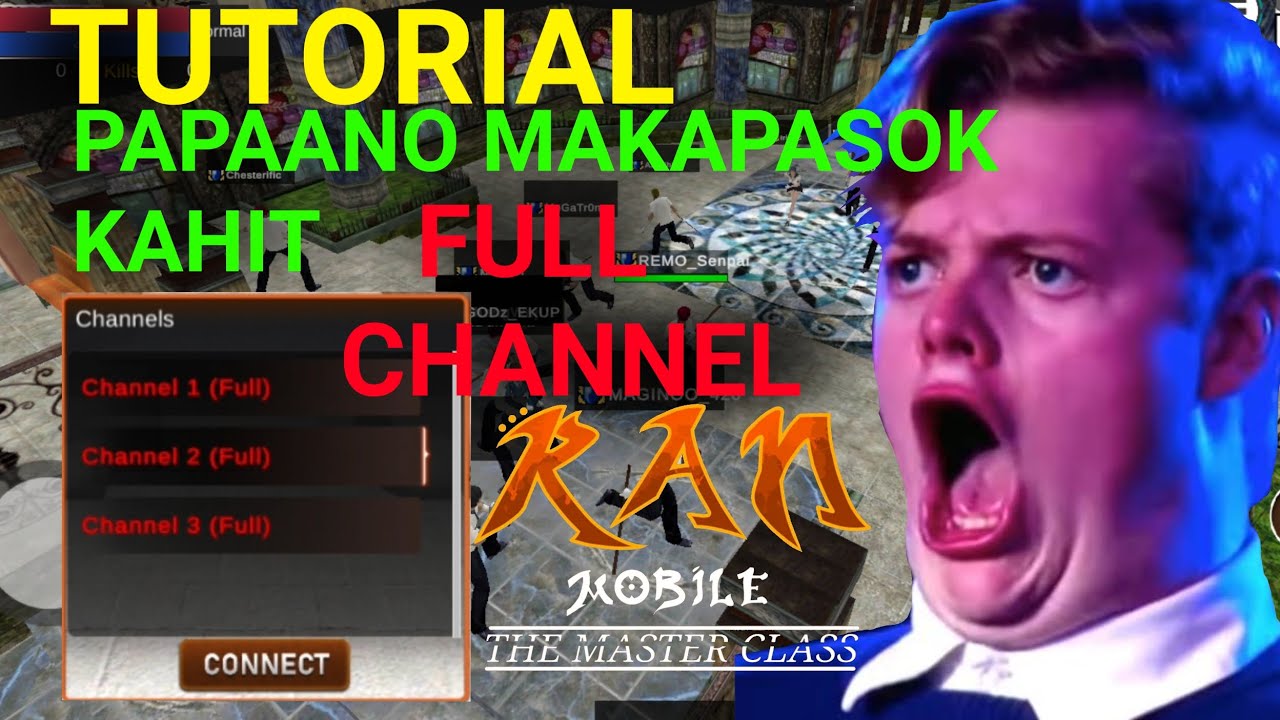Ran Mobile Paano Makapasok Kahit Full Channel (Full Tutorial) - YouTube