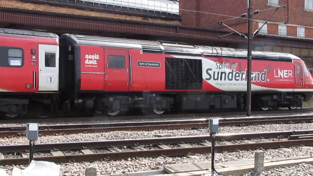 IC 125 leaving York, August 2018 - YouTube