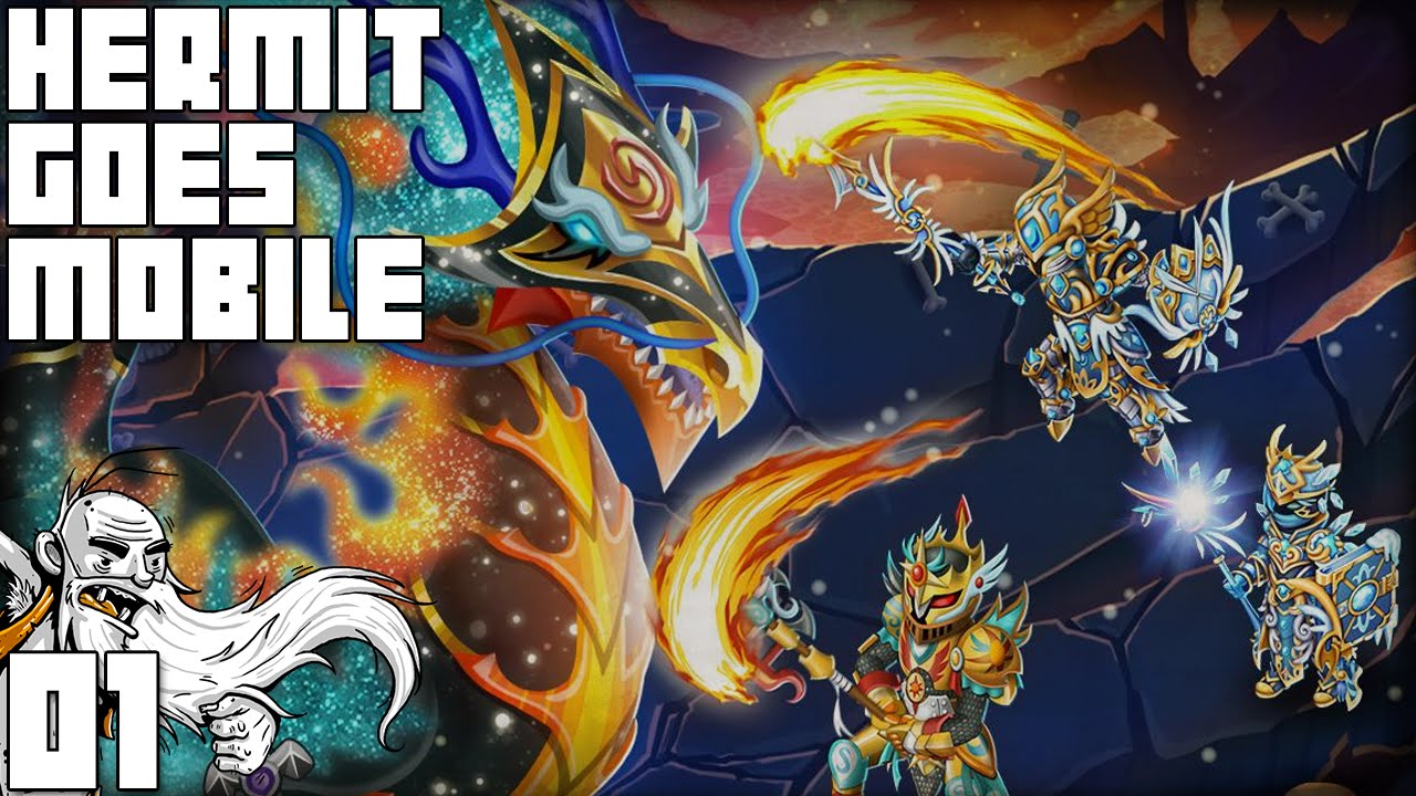 "BAD HERMIT VOICE ACTING!!!" Knights and Dragons iOS / Android 1080p HD ...