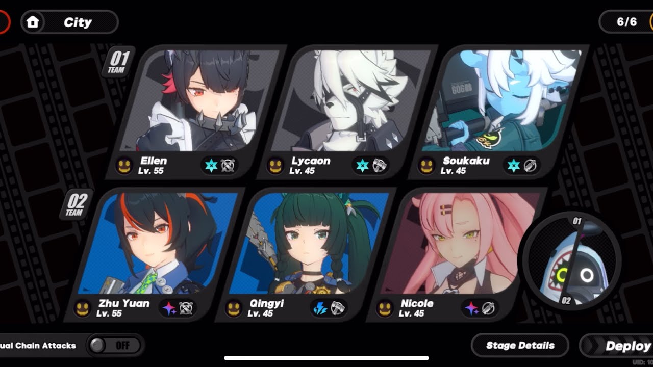 Shiyu defense 17 S (Ellen c6, Zhu Yuan c0 & Qingyi c0) Zenless Zone ...