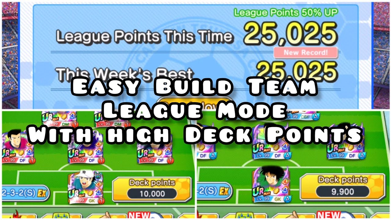 9.9K-10K DECK POINTS FOR LEAGUE MODE, NEW BOND SYSTEM MAKE BUILDING ...