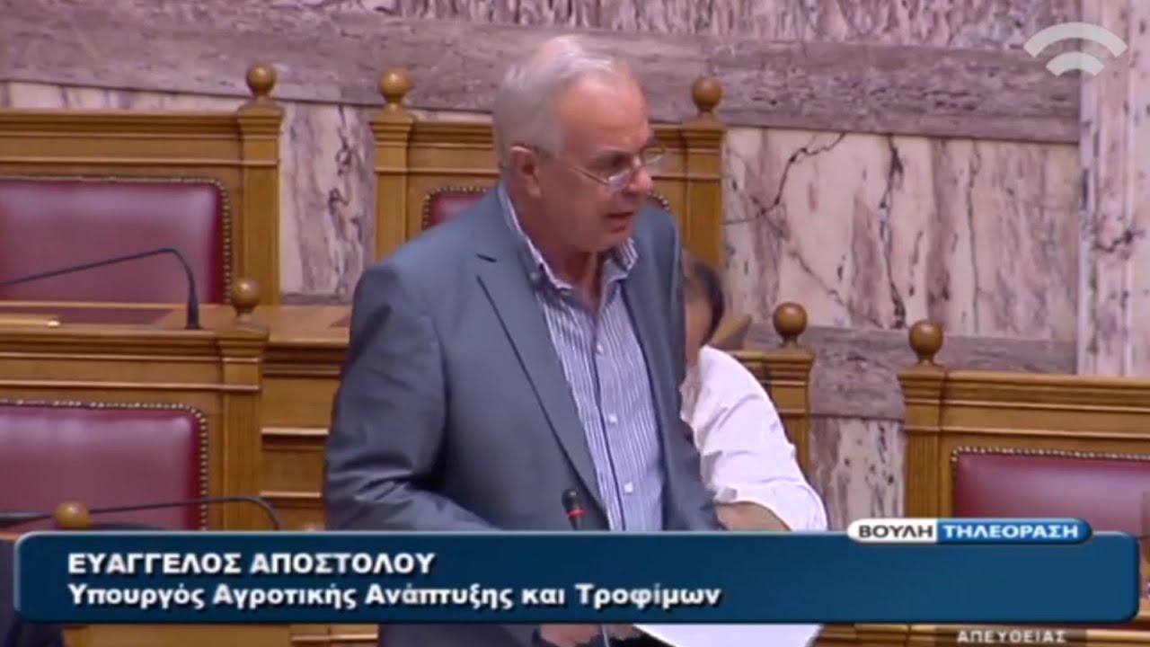 ΑΠΑΝΤΗΣΗ ΤΟΥ Β. ΑΠΟΣΤΟΛΟΥ ΓΙΑ ΤΗ ΠΡΟΒΛΗΜΑΤΙΚΗ ΚΑΡΠΟΔΕΣΗ ΤΗΣ ΕΛΙΑΣ - YouTube