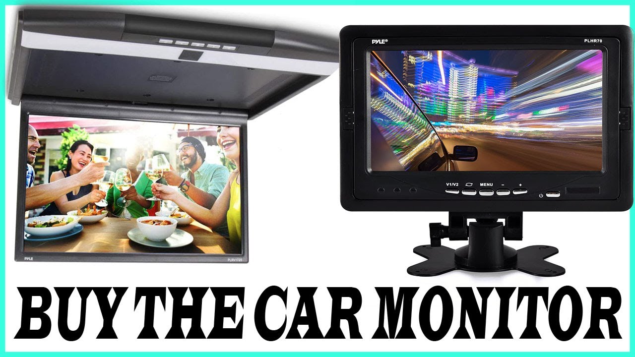 Car Monitor | Top 5 Best Car LCD Monitor Review 2023 | Car Roof Mount ...