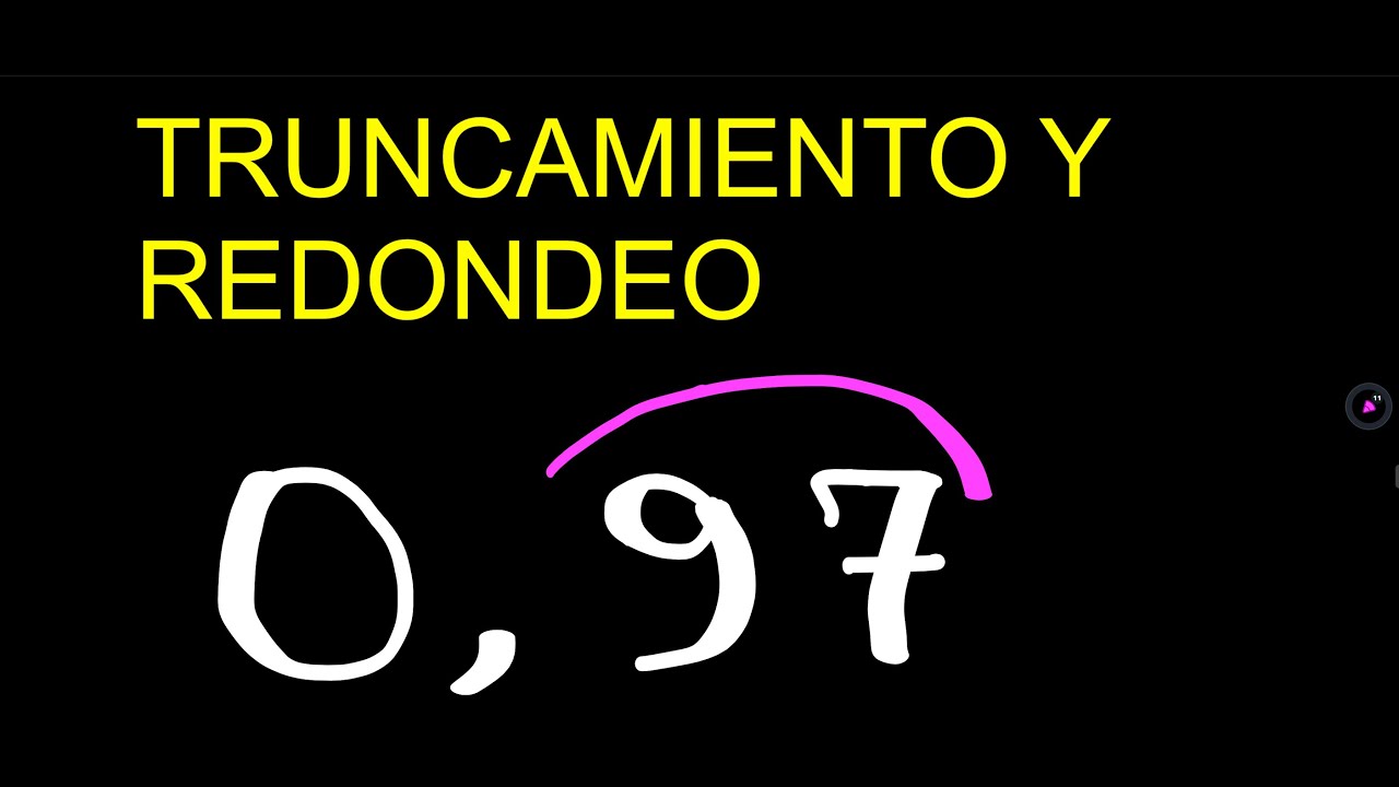 Truncamiento y redondeo de numeros decimales. #matematicas #redondeo ...