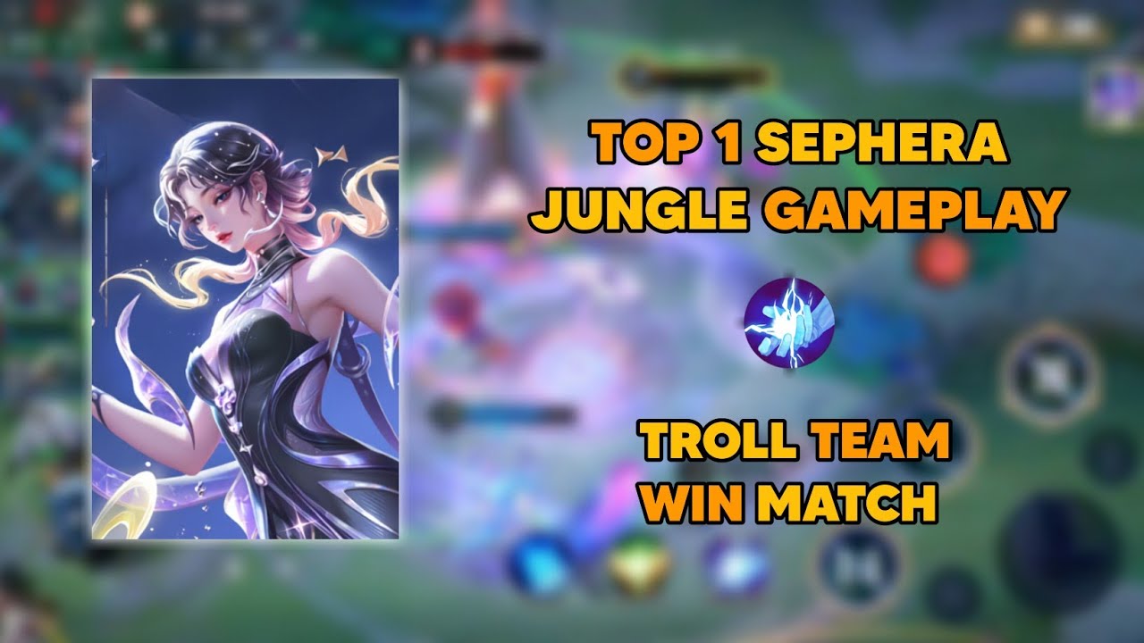 Top 1 Sephera Gameplay | Jadi ketagihan main Sephera jungle terus - AOV ...