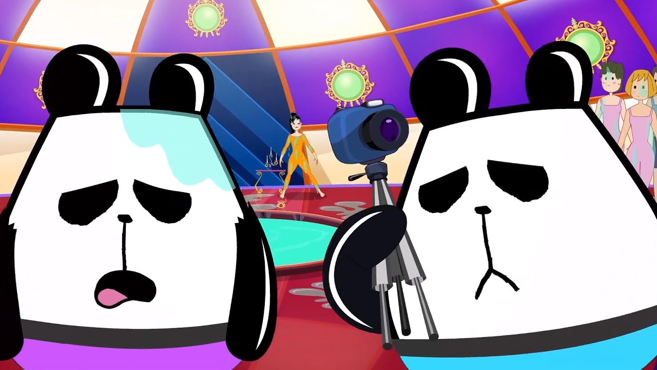 Downward Panda Show and Comedy Cartoon for Children - YouTube