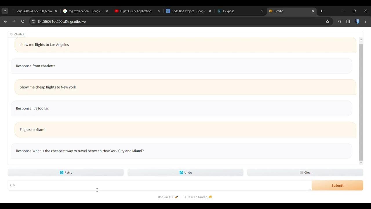 Flight Query Application - YouTube