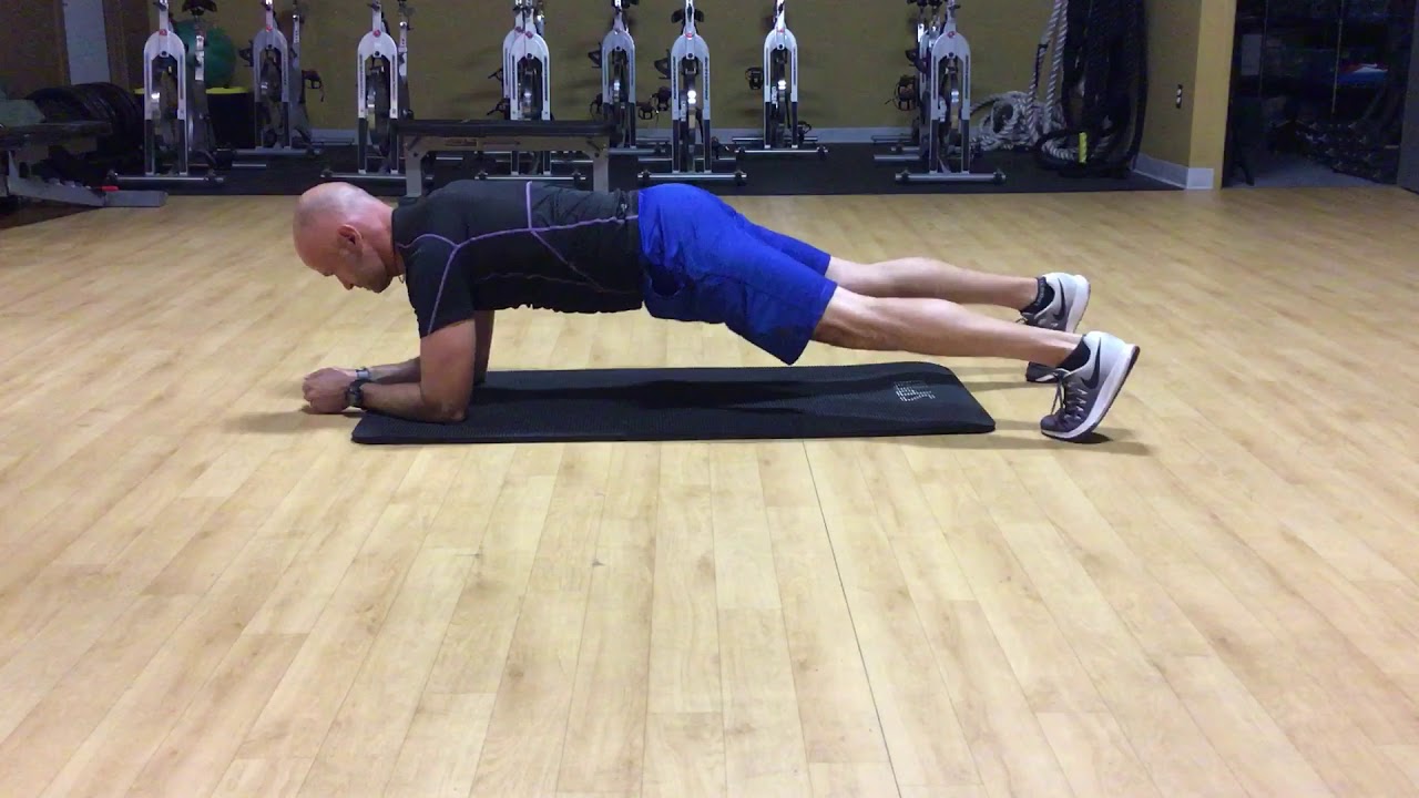 Prone plank with alternating arm & leg raise (abduction) - YouTube