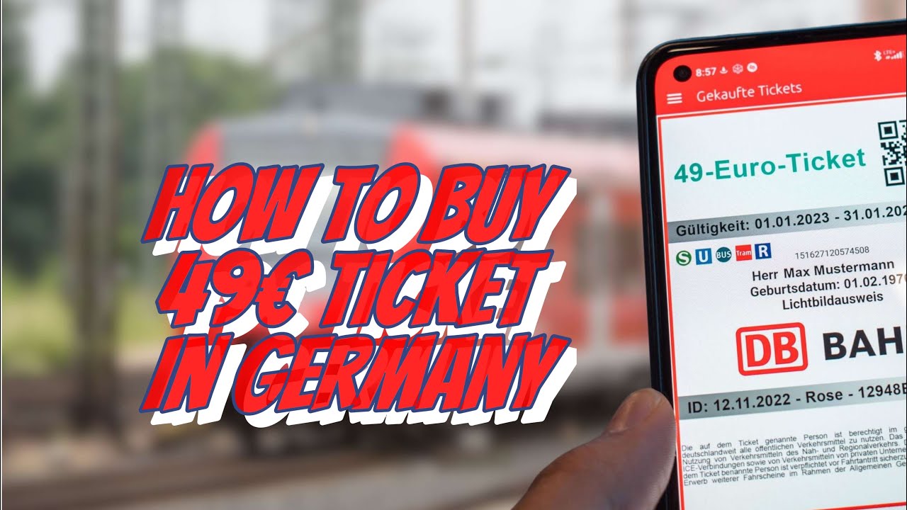 How To Buy 49€ Deutsch Bhan Ticket || Germany Ticket 2024 With DB App ...