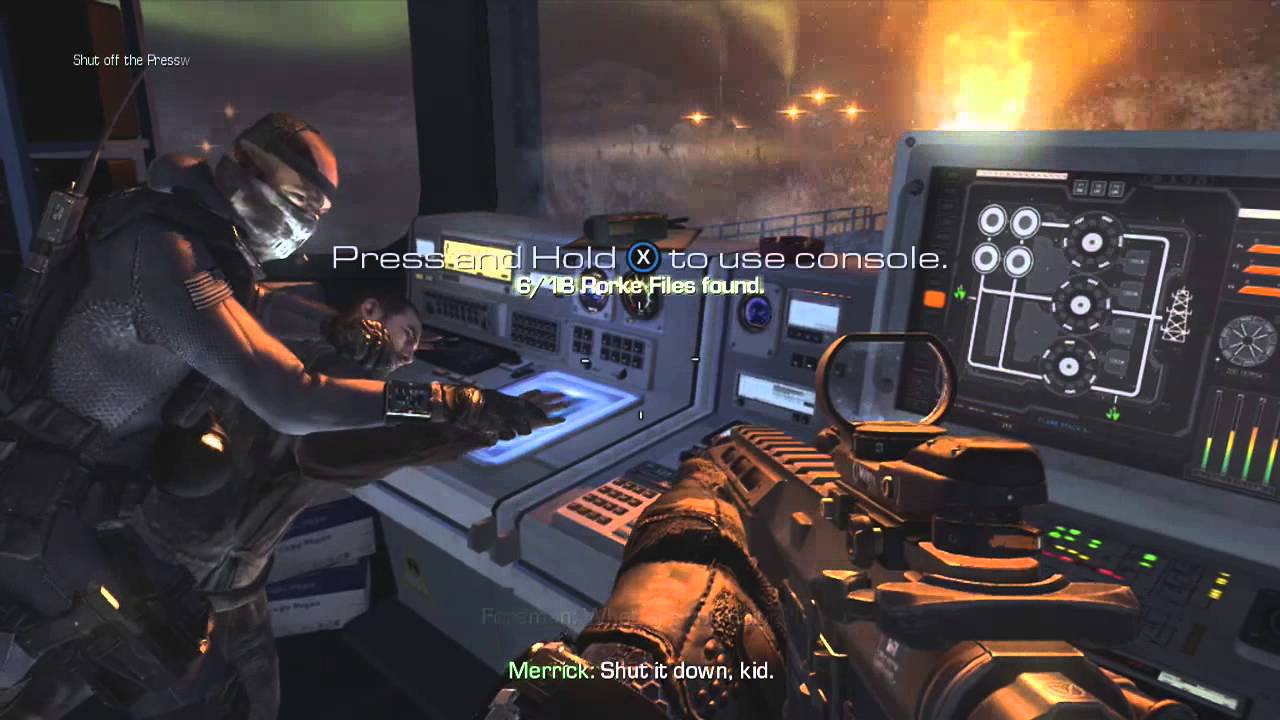 Call of Duty Ghosts Campaign - Dat Oil Rig! - Part 10 - YouTube