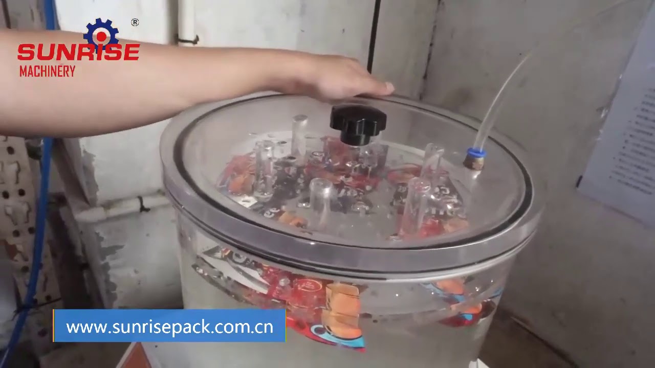 Vacuum sealing test - YouTube