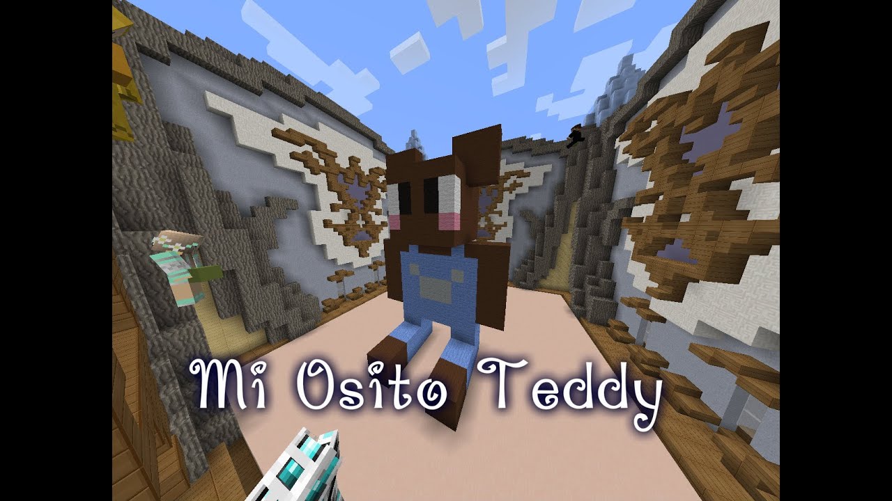 BUILD BATTLE: El osito teddy-Minijuegos minecraft #4 - YouTube
