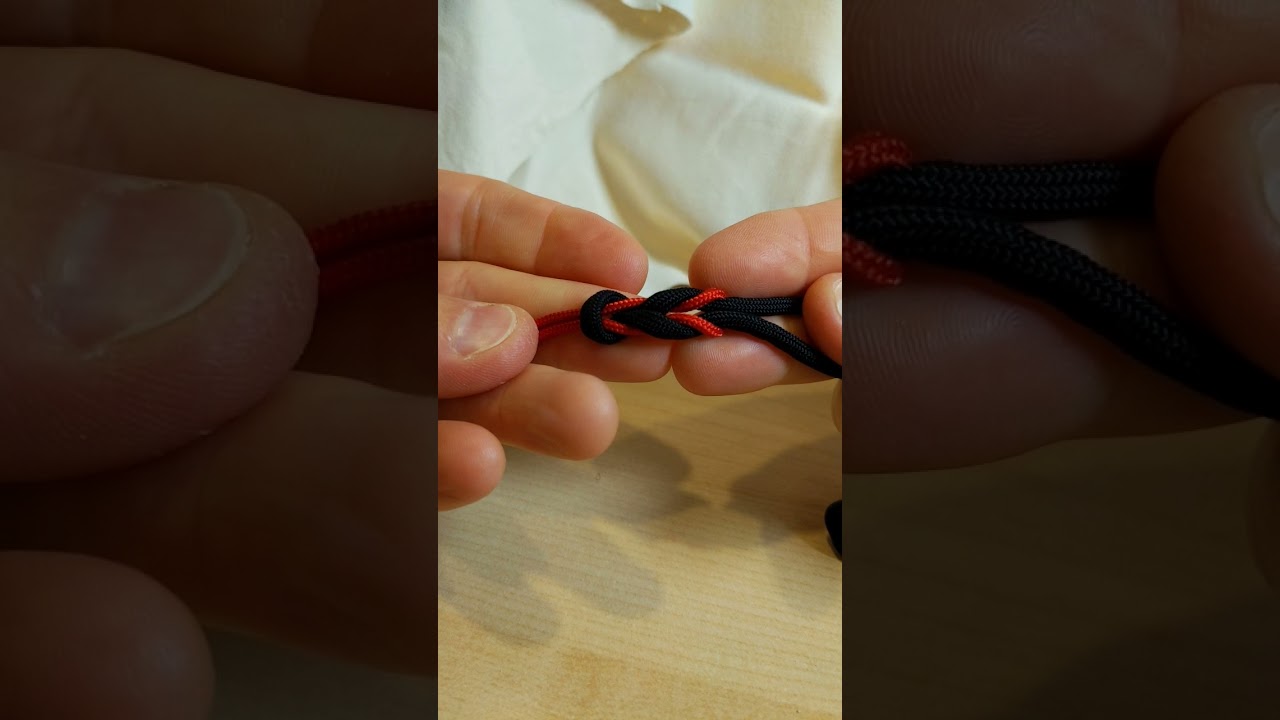 a better knot for tying two loops together - YouTube