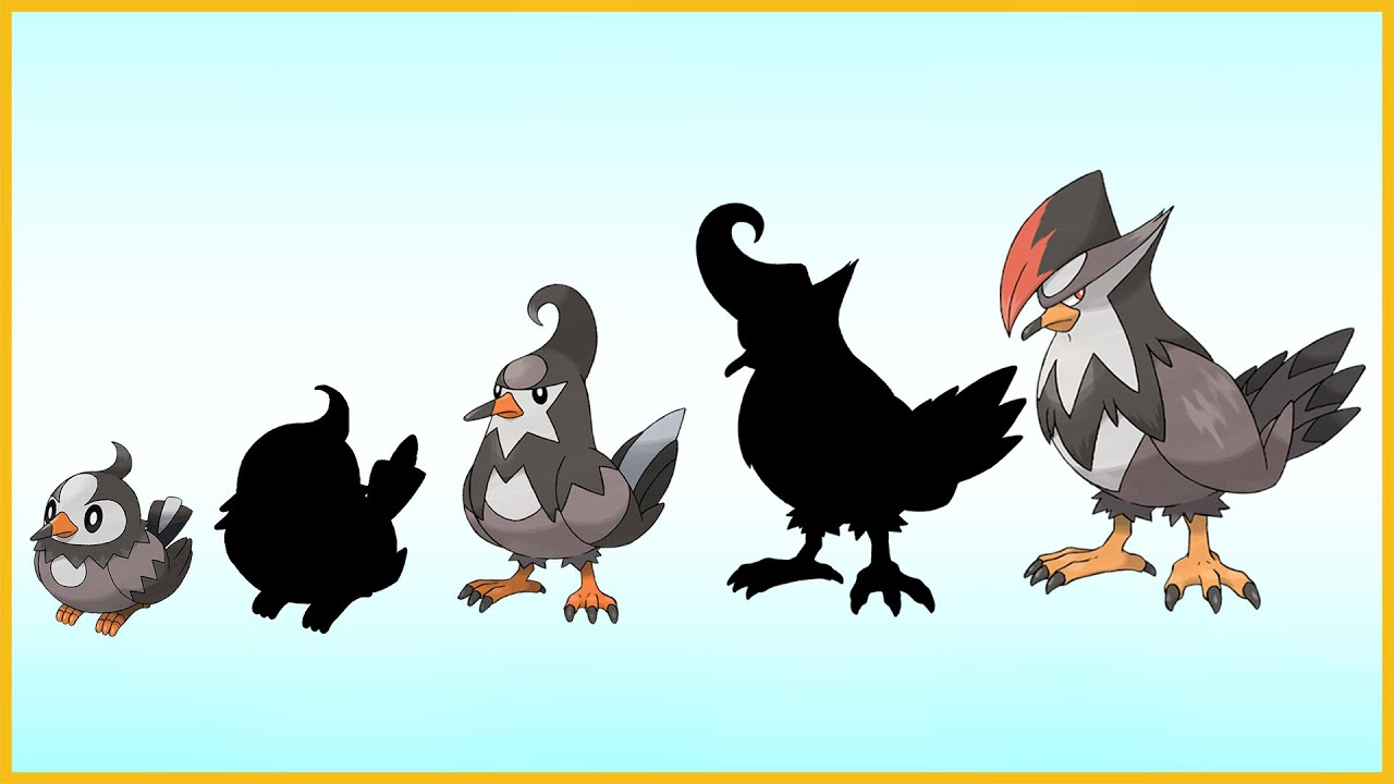 What if Pokemon had more Evolution Stages? Starly | Staravia ...